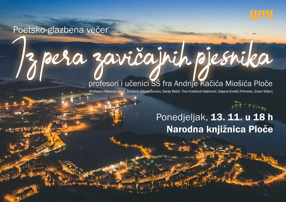 Narodna knjižnica Ploče: Iz pera zavičajnih pjesnika – Portal Rogotin – Hrvatska